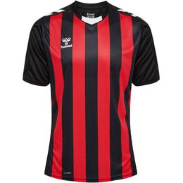 Hummel T-Shirt Hmlcore Herren in BLACK/TRUE RED | Gr.: L