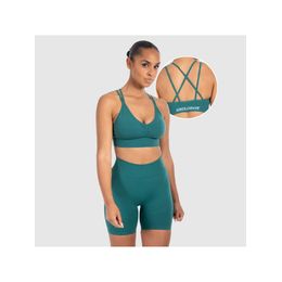 Smilodox Sport BH Katrin in Dunkel Grün | Gr.: XS