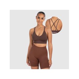 Smilodox Sport BH Katrin in Dunkelbraun | Gr.: M
