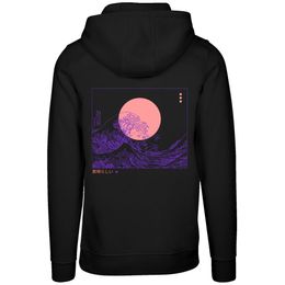 F4NT4STIC Hoodie Kanagawa Welle Japan in schwarz | Gr.: XS
