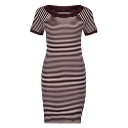 Zero Minikleid mit Streifen in BrownCream | Gr.: 44