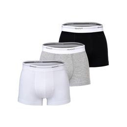 Gant Boxershort 3er Pack in Schwarz/Grau/Weiß | Gr.: 3XL