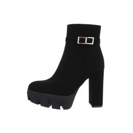 Ital-Design Stiefelette in Schwarz | Gr.: 39