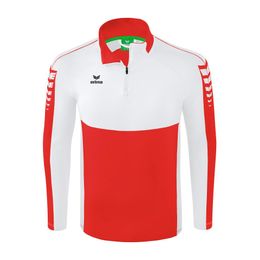 Erima Kinder Six Wings Trainingstop in rot/weiss | Gr.: 164