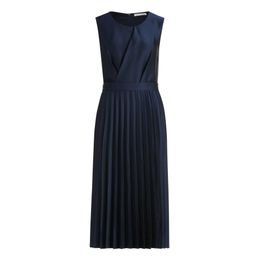 BETTY & CO BETTY & CO Chiffonkleid mit Plissee in Dunkelblau | Gr.: 42