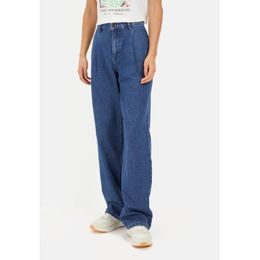 Camel Active Loose Fit Denim aus reiner Baumwolle in Mid Blue Used | Gr.: W32/L32
