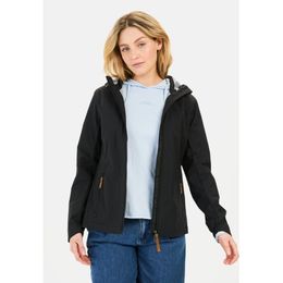 Camel Active Softshell Jacke aus recyceltem Polyester in Schwarz | Gr.: 38