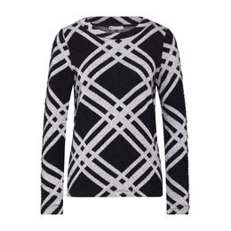 Street One Langarmshirt in Black | Gr.: 38