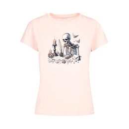 F4NT4STIC Box Tee Skelett Liebesbrief Valentinstag in pink | Gr.: XS