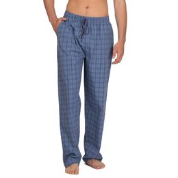 LuukFeel Webhose Schlafhose aus Bio-Baumwolle GOTS zertifiziert in blau | Gr.: XXL