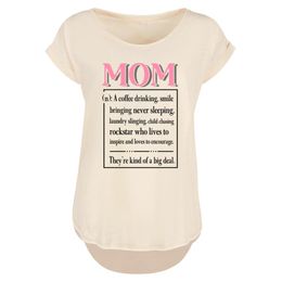 F4NT4STIC T-Shirt Muttertag Pink Unconditional Love Family in Whitesand | Gr.: L
