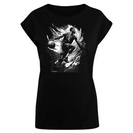 F4NT4STIC T-Shirt Basketball Splash Sport SHORT SLEEVE in schwarz | Gr.: XS