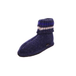 Haflinger Hausschuh in blau | Gr.: 40
