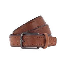 Vanzetti Gürtel Leder in cognac | Gr.: 110 cm