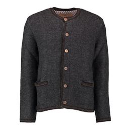 OS-Trachten Strickjacke Fudei in anthrazit | Gr.: 56