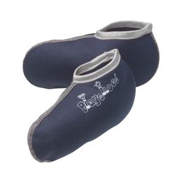 Playshoes Stiefel-Socke in Marine/Grau | Gr.: 28/29