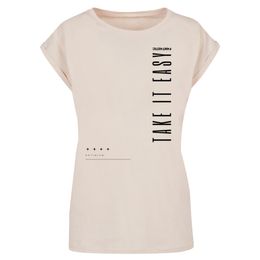 F4NT4STIC T-Shirt Take It Easy SHORT SLEEVE TEE in Whitesand | Gr.: XS