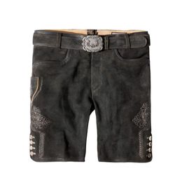 Stockerpoint Lederhose "Corbi 4" in graphit gespeckt | Gr.: 50
