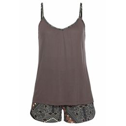 Lascana Shorty in braun-gemustert | Gr.: 36-38