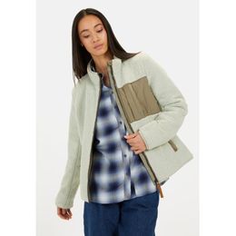 Camel Active Fleecejacke mit Stehkragen in Eukalyptus | Gr.: 44