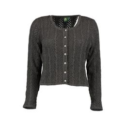 OS-Trachten Strickjacke 457005-0771 in anthrazit | Gr.: 34