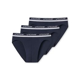 uncover by Schiesser Slip 3er Pack in Dunkelblau | Gr.: M