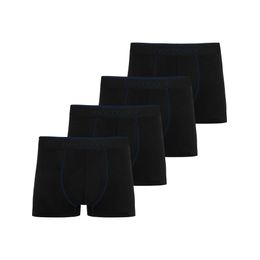 Normani 4 Herren Boxershorts aus Baumwolle in Dunkelblau | Gr.: XL