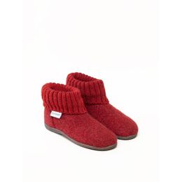 Gottstein Hausschuh Alpine Boot RU in rot | Gr.: 22
