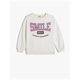 KOTON Sweatshirt in Ekru | Gr.: 6-8 Jahre