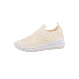 Ital-Design Freizeitschuh in Beige | Gr.: 40