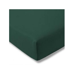 Estella Spannbettlaken in blautanne | Gr.: 140x200 cm - 160x220 cm