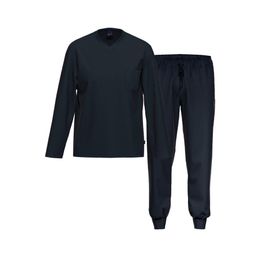 Ammann Schlafanzug Organic Cotton in Dunkelblau | Gr.: XL