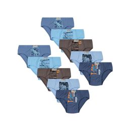 LOREZA 10er Set Slips- T-Rex - Bunt | Gr.: 116/122