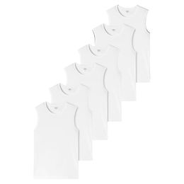 uncover by Schiesser Unterhemd / Tanktop Basic in Weiß | Gr.: XXL