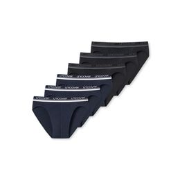 uncover by Schiesser Rio Slip / Unterhose Basic in Schwarz / Blau | Gr.: M