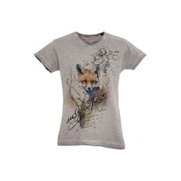 HANGOWEAR Kinder T-Shirt DICKY KIDS in grau | Gr.: 86/92