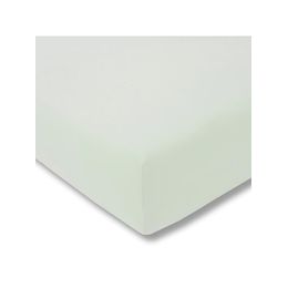 Estella Spannbettlaken in jade | Gr.: 90x190 cm - 100x200 cm