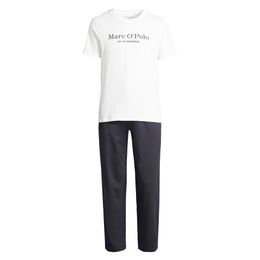Marc O ́Polo Bodywear Schlafanzug Mix & Match Organic Cotton in Dark navy / white cotton | Gr.: M