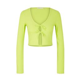 Tom Tailor Denim Langarmshirt RIB BOLERO in Gelb | Gr.: M