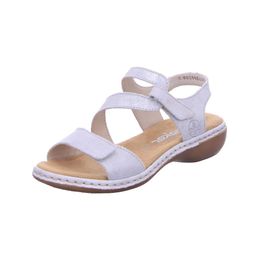 Rieker Sandale in silber | Gr.: 38