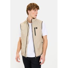 Camel Active Outdoorweste mit Stehkragen in Beige | Gr.: 52