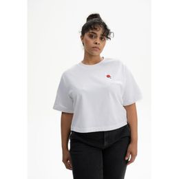 Mela Cropped T-Shirt schwer JOSHNA Stickerei | Gr.: S