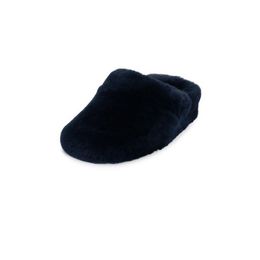 vitaform Lammfell Hausschuhe in marine | Gr.: 39
