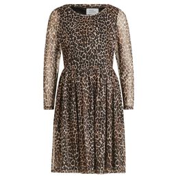 Vera Mont Freizeitkleid mit Rundhalsausschnitt in Brown/Dark Blue | Gr.: 42