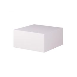 KADIMA DESIGN Couchtisch MONOBLOC 60 x 60 x 30 cm Hochglanz MDF lackiert in Weiß | Gr.: onesize