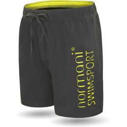 Normani Herren Badeshorts Nio in Grau | Gr.: XXL