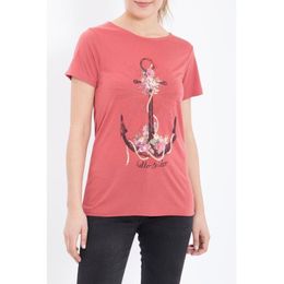 Queen Kerosin Shirt in Rot | Gr.: M