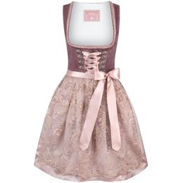 Stockerpoint Mini Dirndl "Loredana" in aubergine | Gr.: 38