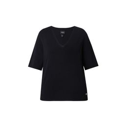 Ulla Popken Pullover in schwarz | Gr.: 42-44