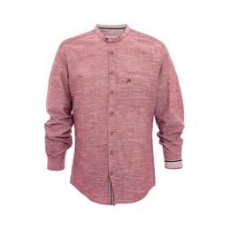 Maddox Stehkragenhemd H-106 in rot | Gr.: S